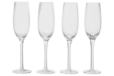 Shop Lyle Set of Four Champagne Glasses from Orsina