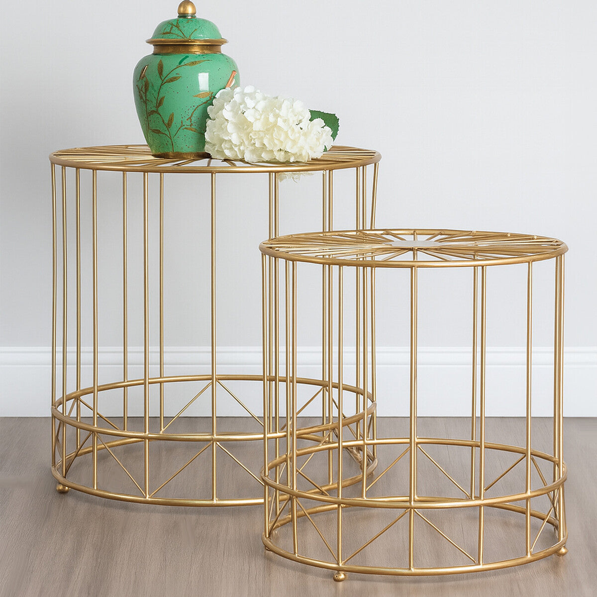 Shop Set Of 2 Lexi Round Side Tables from Orsina