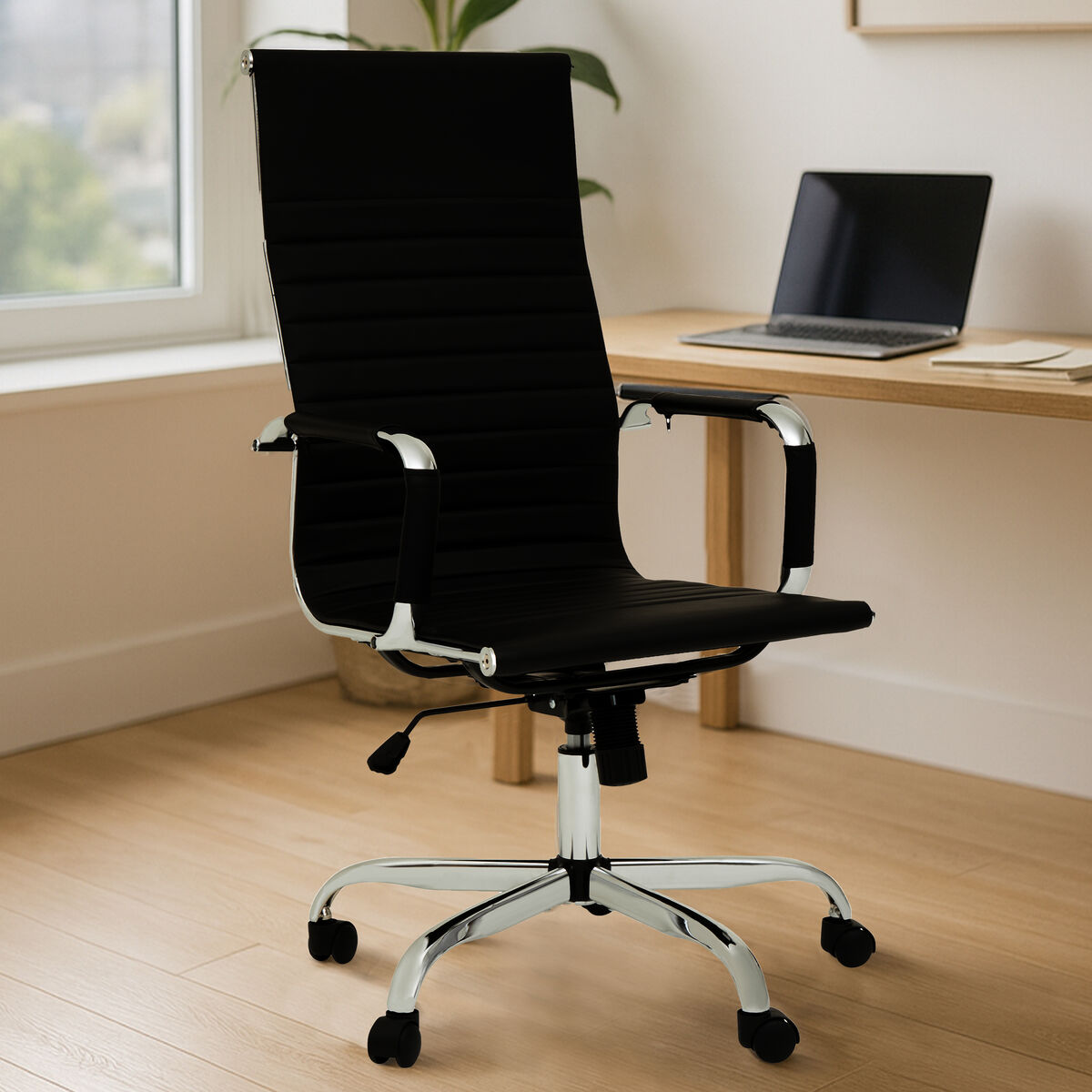 Shop Brent Black High Back Home Office Chair from Orsina