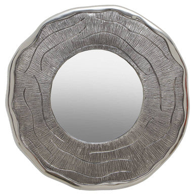 Shop Silva Small Oak Effect Silver Wall Mirror from Orsina