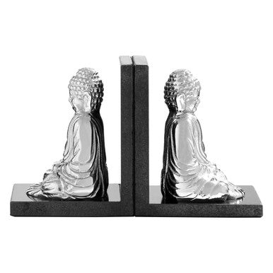 Shop Kinsley Set of 2 Buddha Bookends with Marble Base from Orsina