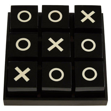 Shop Churchill Games Large Black and White Noughts & Crosses Game from ...