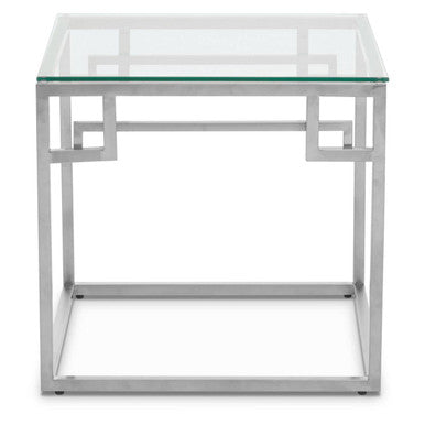 Shop Allure Silver Side Table from Orsina