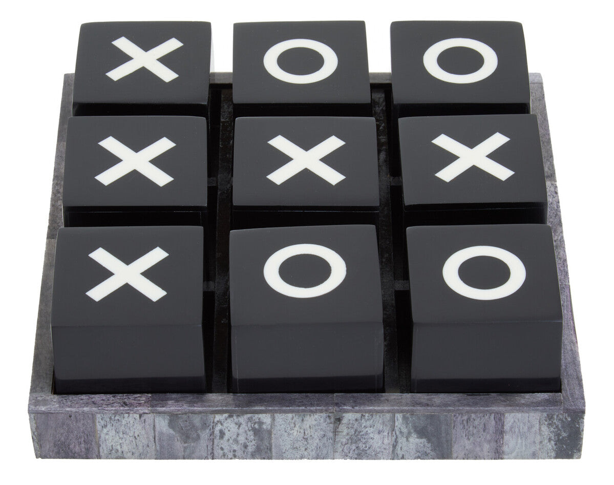 Shop Churchill Games Grey Bone Noughts and Crosses | Orsina